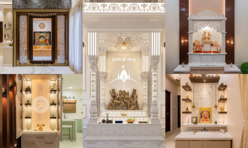 Puja Room Interior Design for Luxury Homes and Apartments
