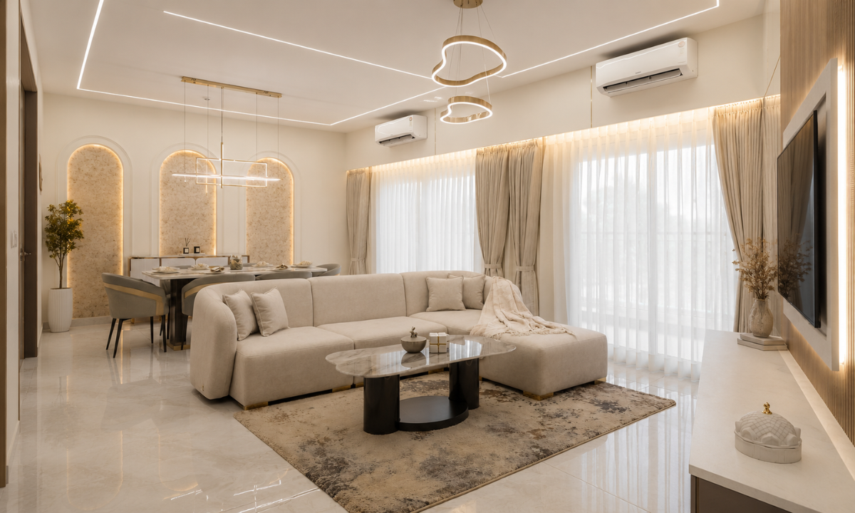 Open Concept Living Room Design Ideas for Apartments